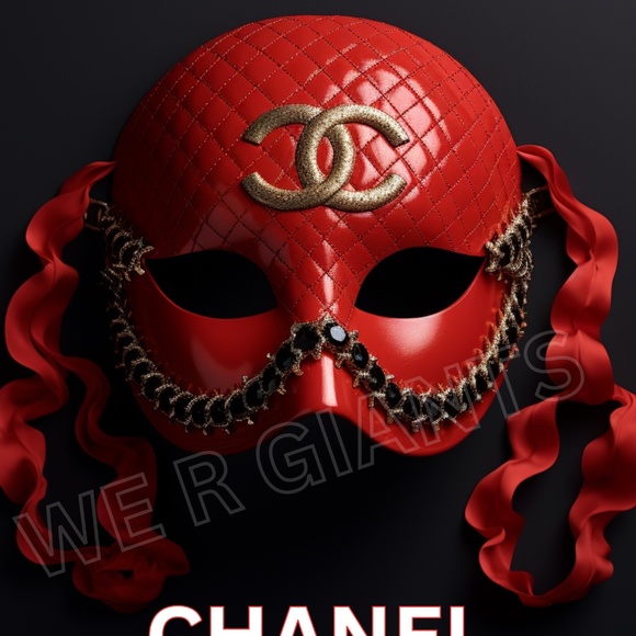 DENARDAI | Art | Chanel Art Stunning Mask 1x14 Or 8x1 Print Add A Touch ...